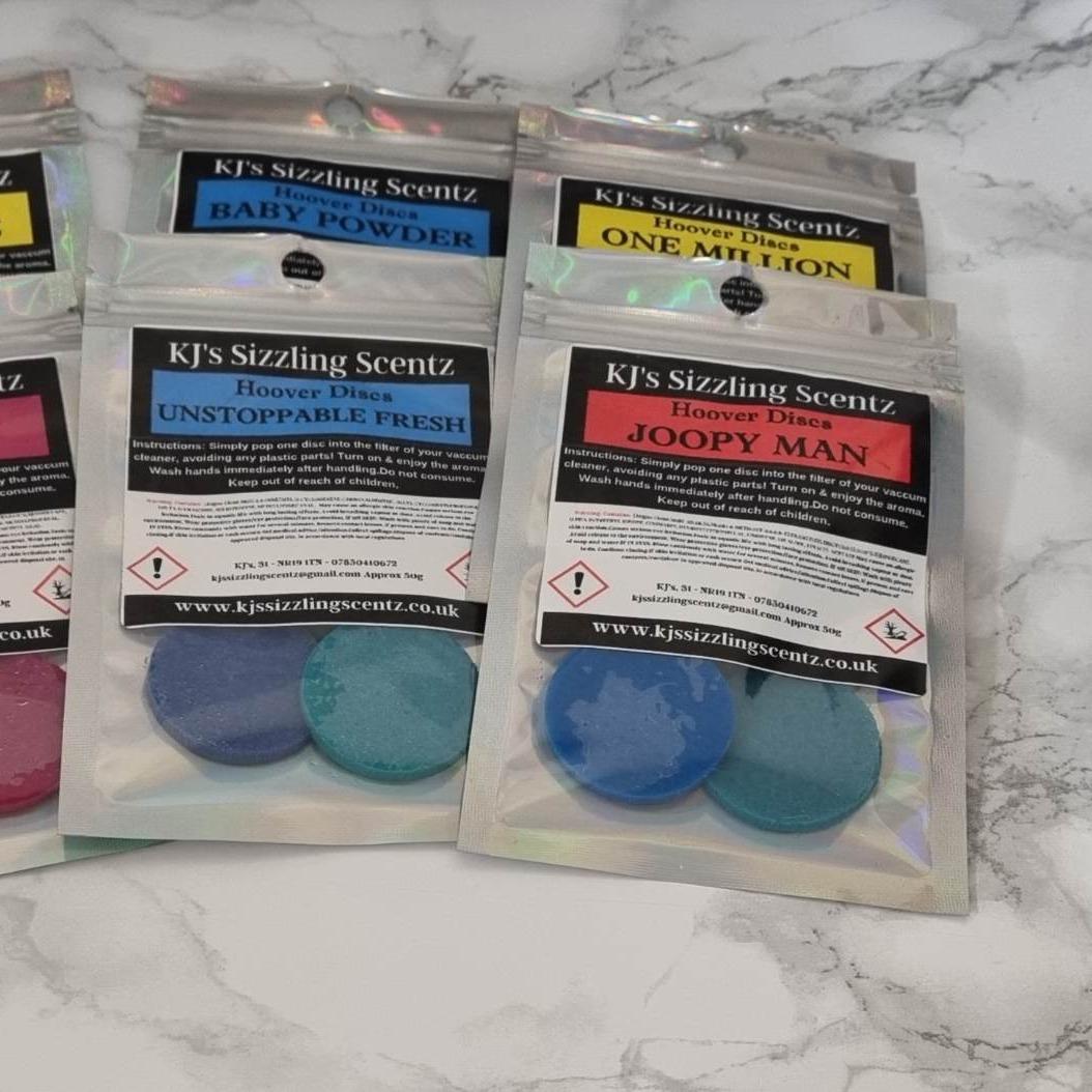 KJ's Sizzling Scentz - Hoover Discs 3 Pack