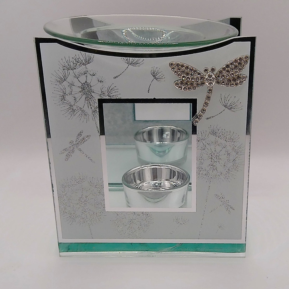 Stylish Glass T-light Burners various designs – KJ's Sizzling Scentz