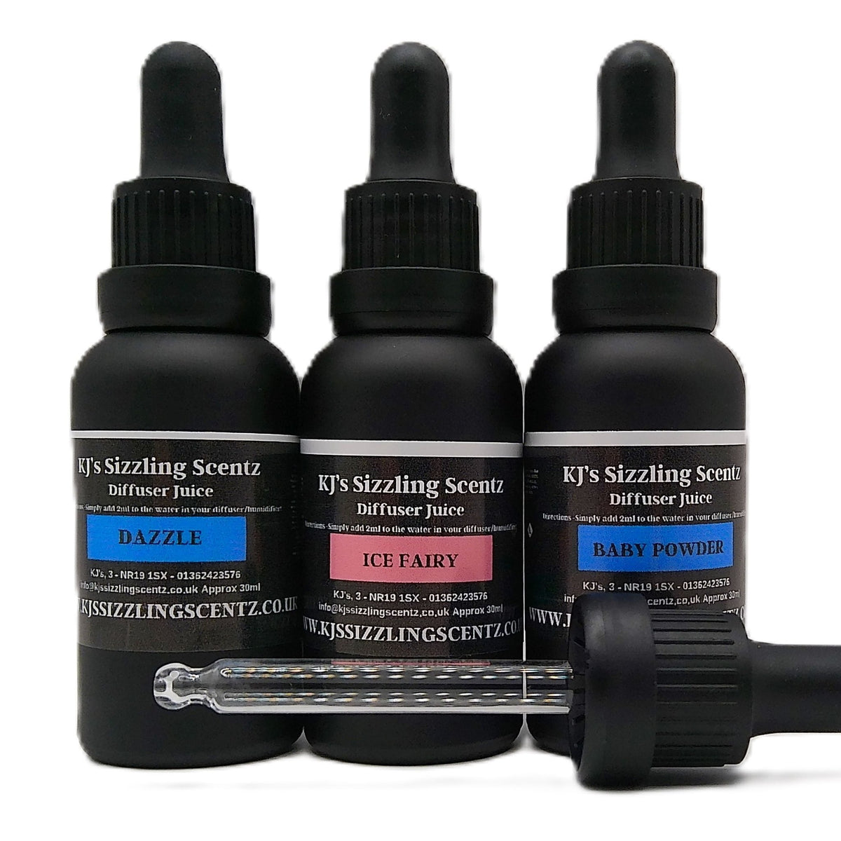 KJs Diffuser/ Humidifier Juice 30ml bottle with pipette. – KJ's ...